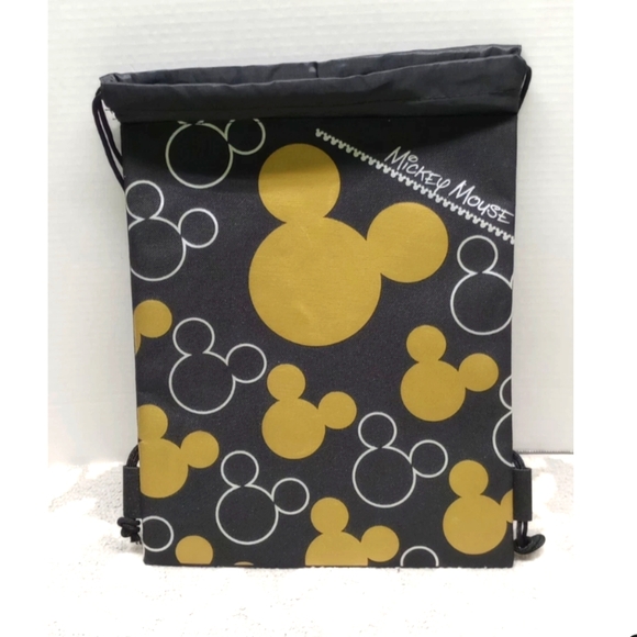 Disney | Accessories | Disney Mickey Mouse Drawstring Bag Backpack ...